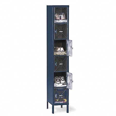 TENNSCO, 12 in x 18 in x 78 in, 6 Tiers, Box Locker - 8DMV6|CBL6-121812 ...