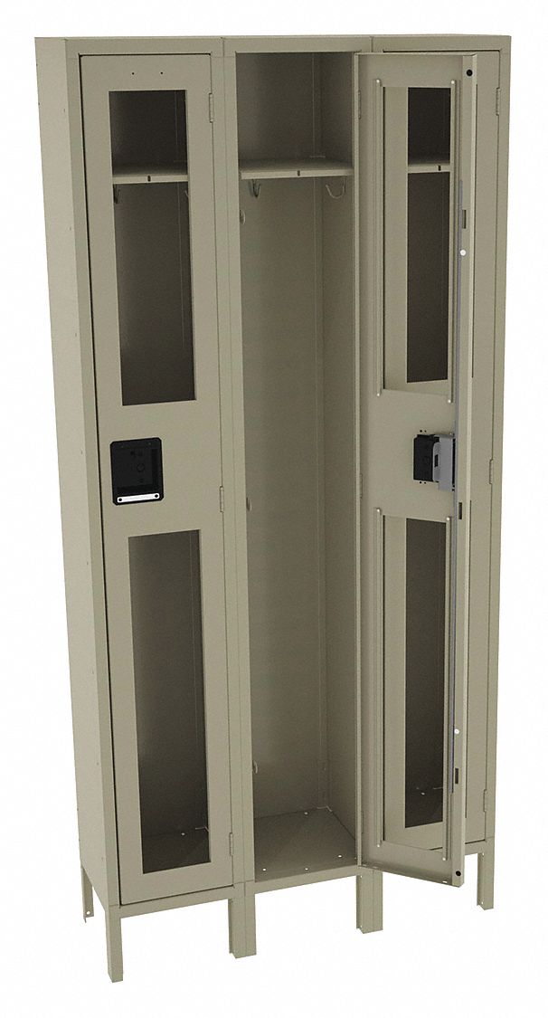 TENNSCO, 36 in x 12 in x 78 in, Clearview, Wardrobe Locker - 8DTC1|CSL ...