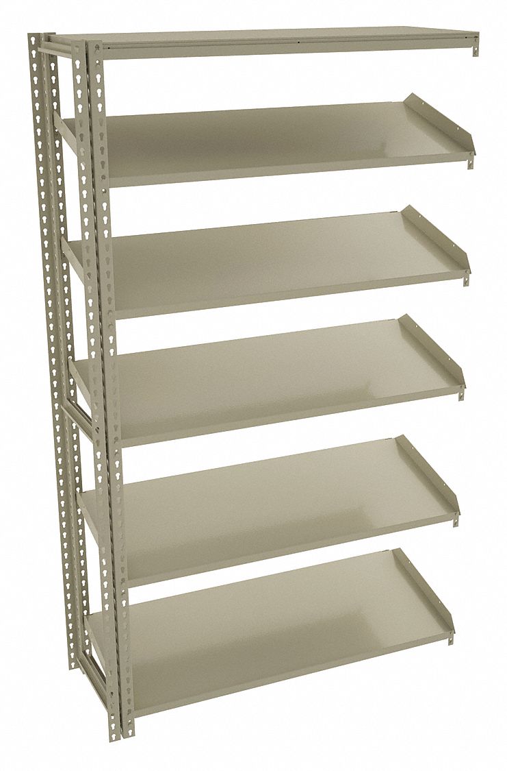 TENNSCO, Add-On, Heavy-Duty, Boltless Shelving - 8DTJ5|ZT7-4824A-5 ...