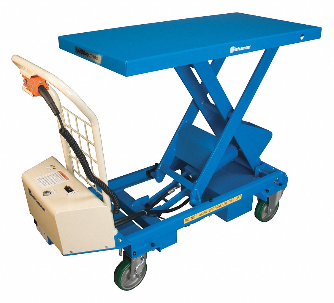 Scissor Lift Table 1 760 Lb Load Capacity 39 7 8 In Platform Lg 20 1