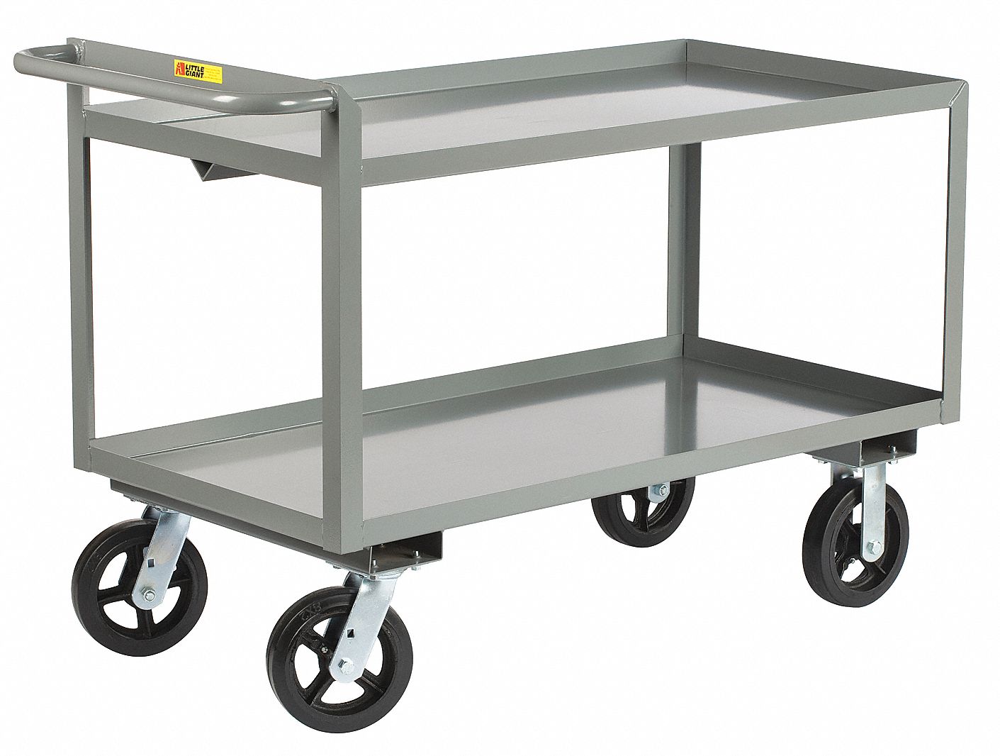 Utility Cart, 2000 lb Load Capacity, Number of Shelves 2 - Grainger