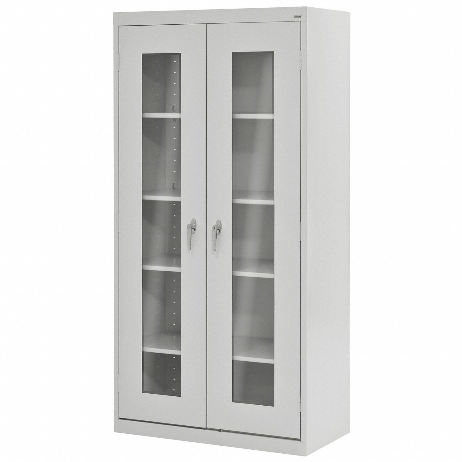 SANDUSKY Storage Cabinet: 36 in x 18 in x 72 in, Frame, 4 Adj Shelves ...