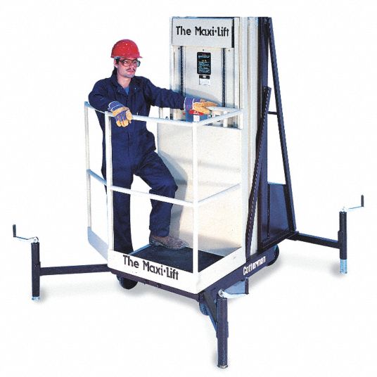 COTTERMAN, Battery, 210 in Elevated Platform Ht, Work Platform - 9UAL5 ...