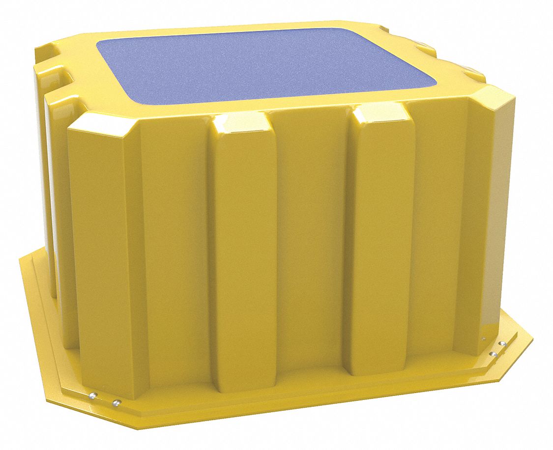 Step Stand,Yellow,15" H - Grainger