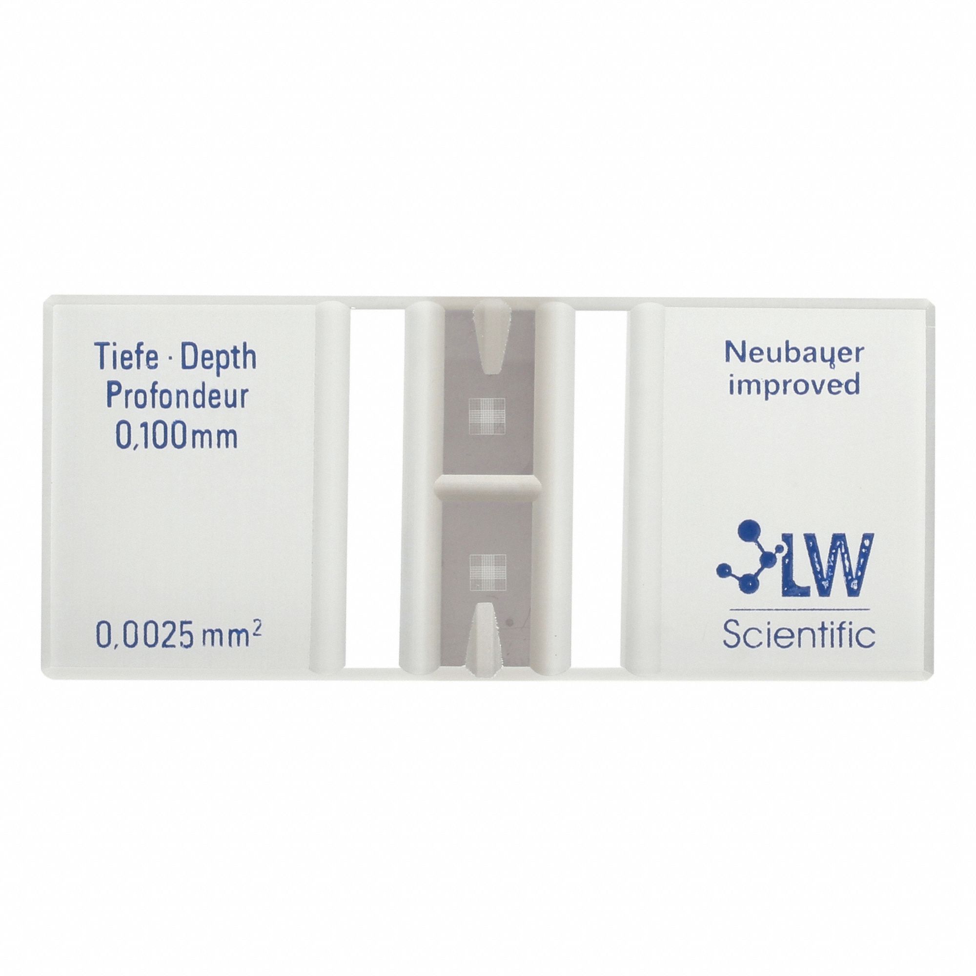 LW SCIENTIFIC, H-Shaped Moat Offers Two Counting Areas, Hemacytometer ...