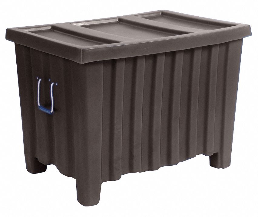 MYTON INDUSTRIES, 14 cu ft, 41 in x 28 in x 26 1/2 in, Bulk Container ...