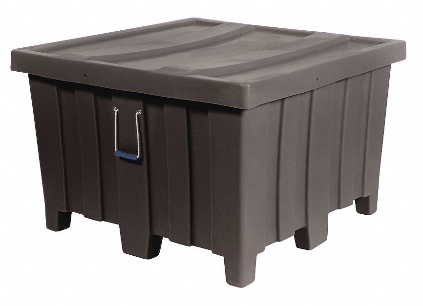 MYTON INDUSTRIES, 23 cu ft, 44 in x 44 in x 29 1/2 in, Bulk Container ...