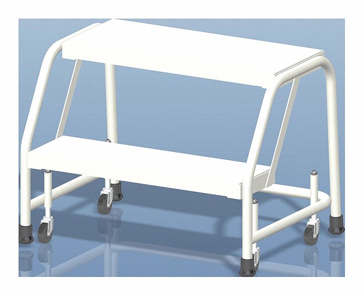 BALLYMORE, 1.6 ft Overall Ht, 350 lb Load Cap, Step Stool - 8E897|A2S30 ...