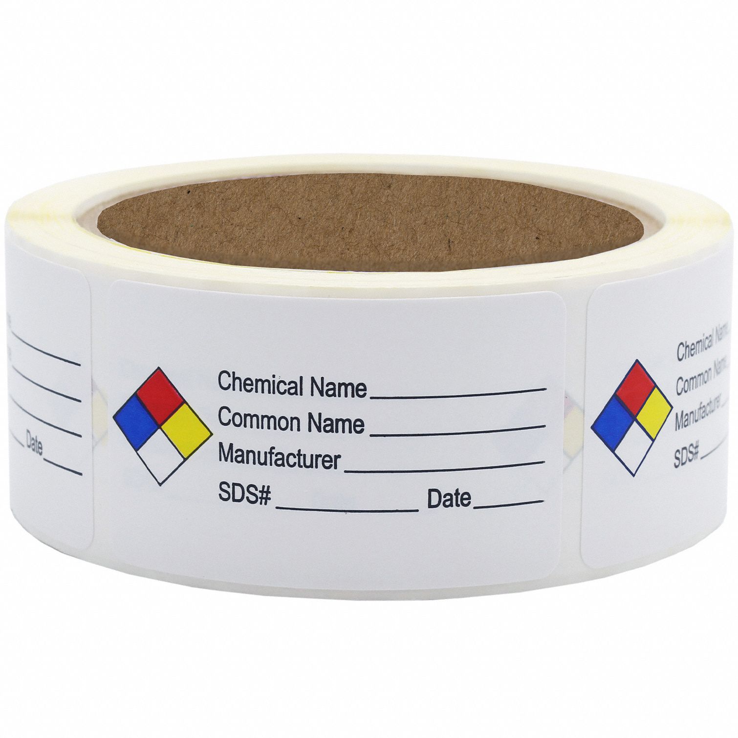 ROLL PRODUCTS, Non-Reflective, 2 1/2 in Wd, Label - 10Y370|163-0013 ...