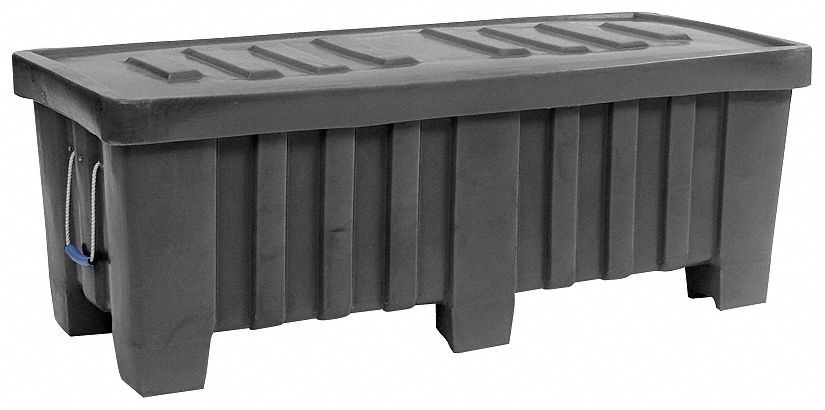 MYTON INDUSTRIES Bulk Container: 18 cu ft, 44 in x 44 in x 23 in ...