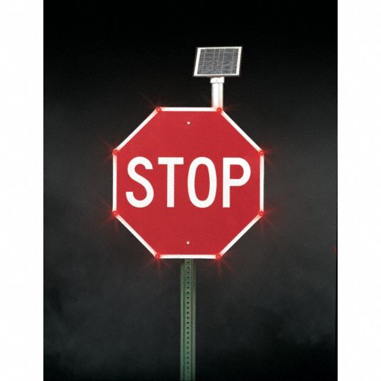 TAPCO LED Traffic Sign, Aluminum - 9MV01|2180-DV30 WI-2R - Grainger