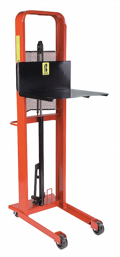 WESCO, 1,000 lb Load Capacity, 24 in x 24 in, Manual Hand-Truck-Style ...