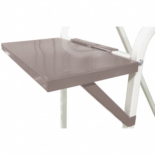 For Stepladders, 10 in Overall Lg, Ladder Shelf - 8EAP1|F3 C1 - Grainger