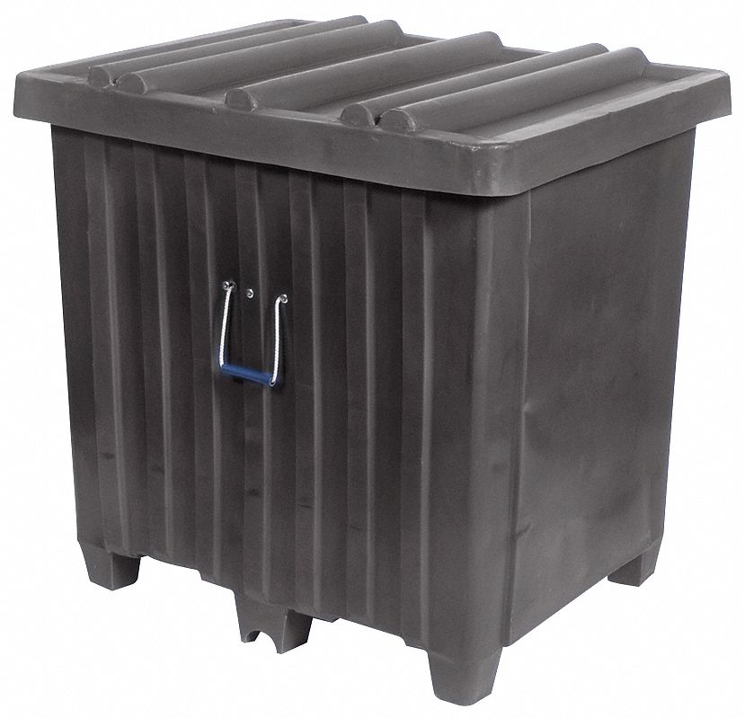 MYTON INDUSTRIES, 23 cu ft, 42 in x 34 in x 42 in, Bulk Container ...