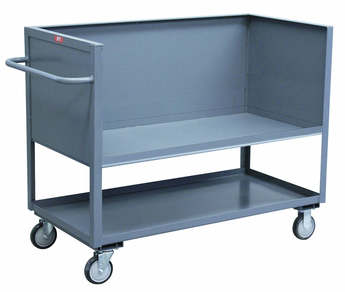 Solid Box Truck, 1400 lb, 2 Number of Shelves, 36 in x 18 in - Grainger