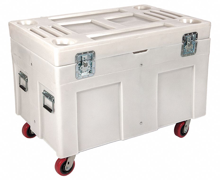 MYTON INDUSTRIES, 112.2 gal, 30 in x 45 in x 34 in, Mobile Storage ...