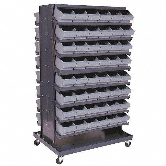 QUANTUM STORAGE SYSTEMS, 36 in x 24 in x 60 in, 96 Bins, Mobile Pick ...