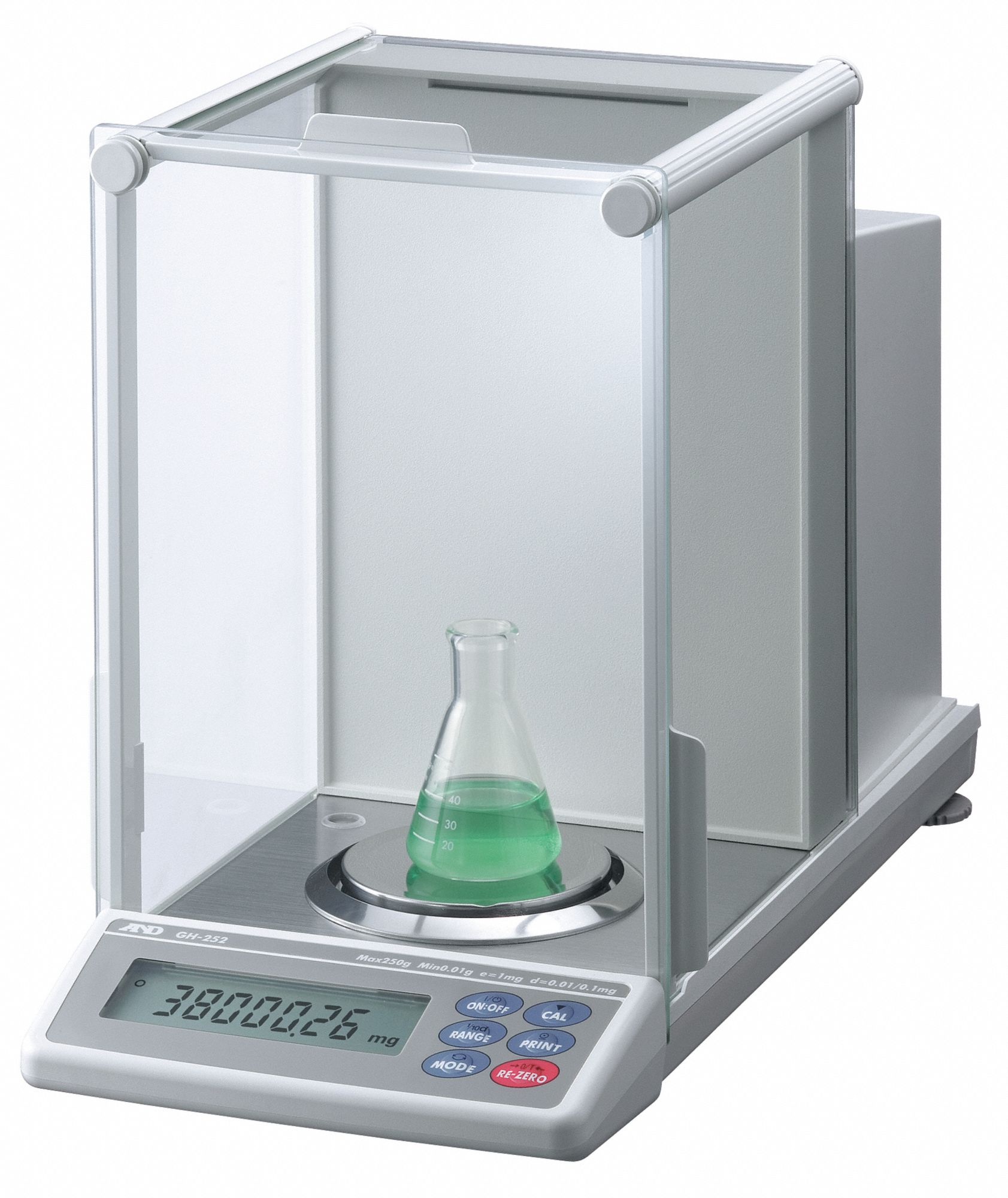 A&D WEIGHING, 220 g Capacity, 0.0001 g Readability, Compact Bench Scale ...