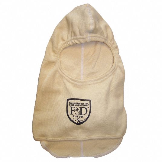 Notched Shoulder, Fire Hood, P84®Kevlar®/Lenzing FR®, 13" Length, Gold - Grainger