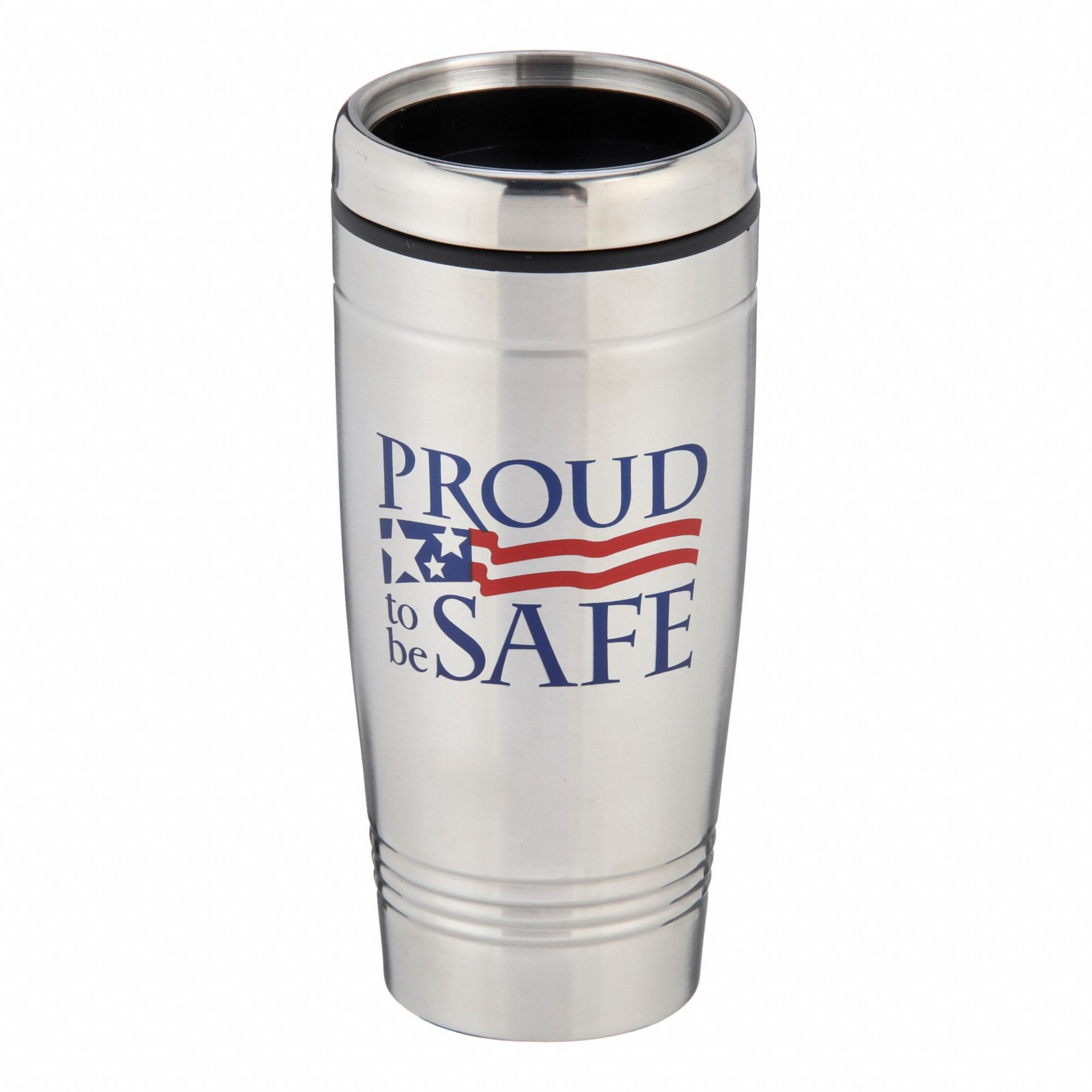 Proud to Be Safe Message, Stainless Steel, Tumbler - 8EXX3|3771 - Grainger