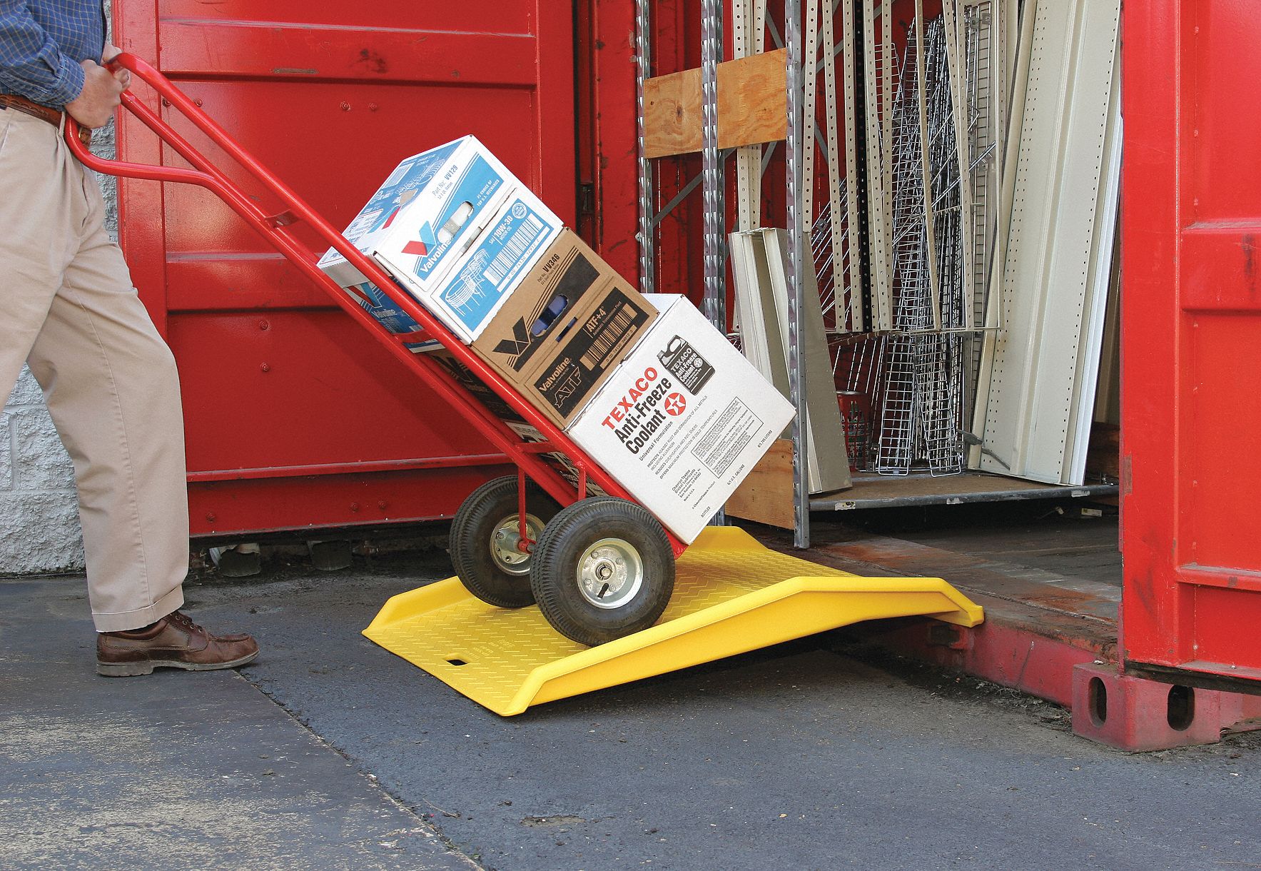 Plastic, 750 lb Load Capacity, Shipping Container Ramp - 8EZK7|1795CR ...