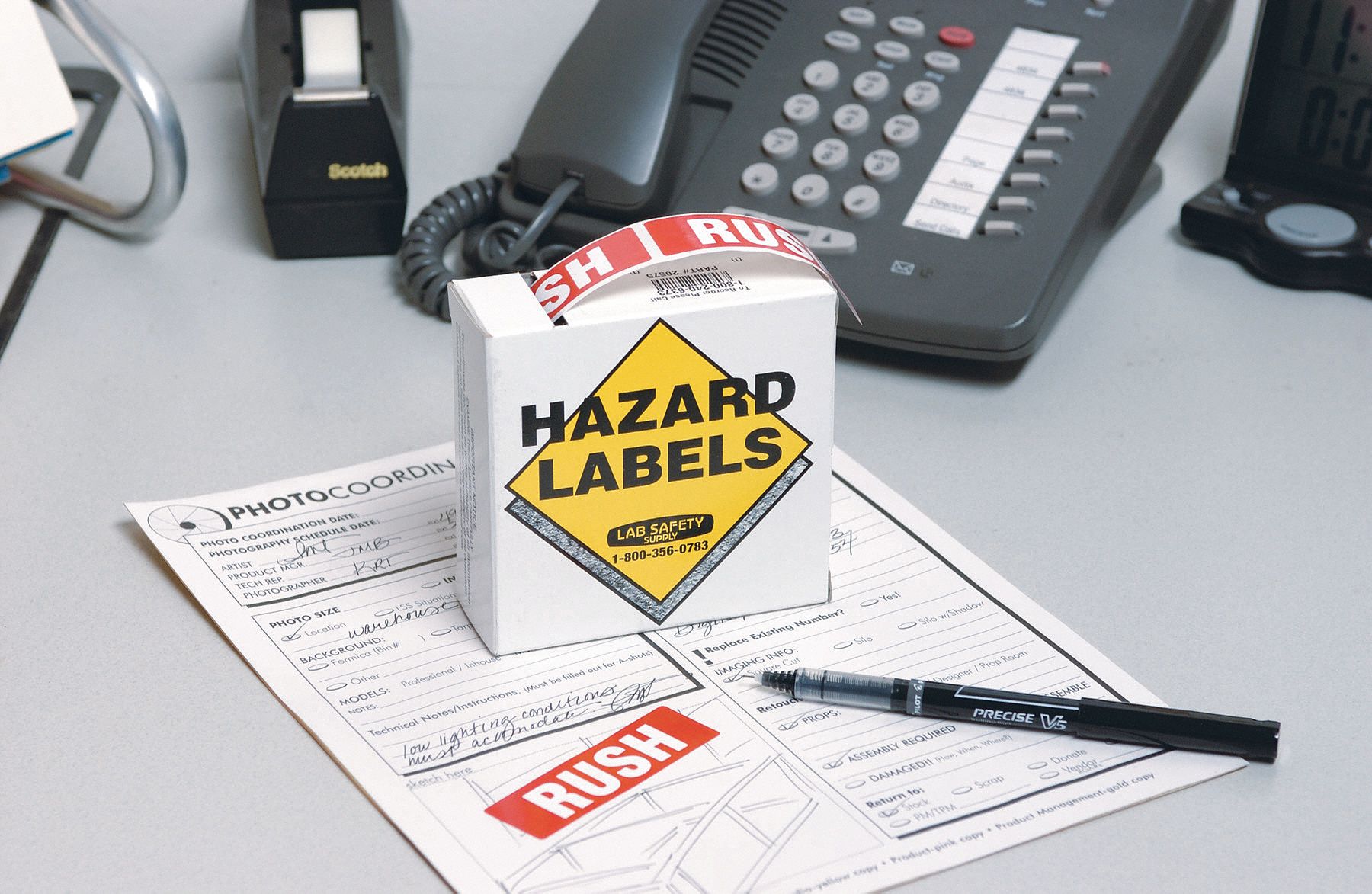 Paper, Adhesive Sign Mounting, Label - 8F747|LB132285 - Grainger