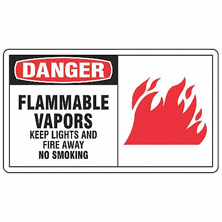 Vinyl, Adhesive Sign Mounting, Safety Label - 8F787|LCHL005VSP - Grainger