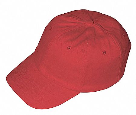 Red, Hook-and-Loop, Bump Cap - 8FAA9|SBC2RD - Grainger