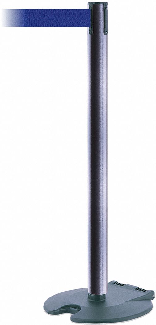 TENSABARRIER, Blue, No Pattern, Barrier Post with Belt - 8FF90|RB1-73 ...