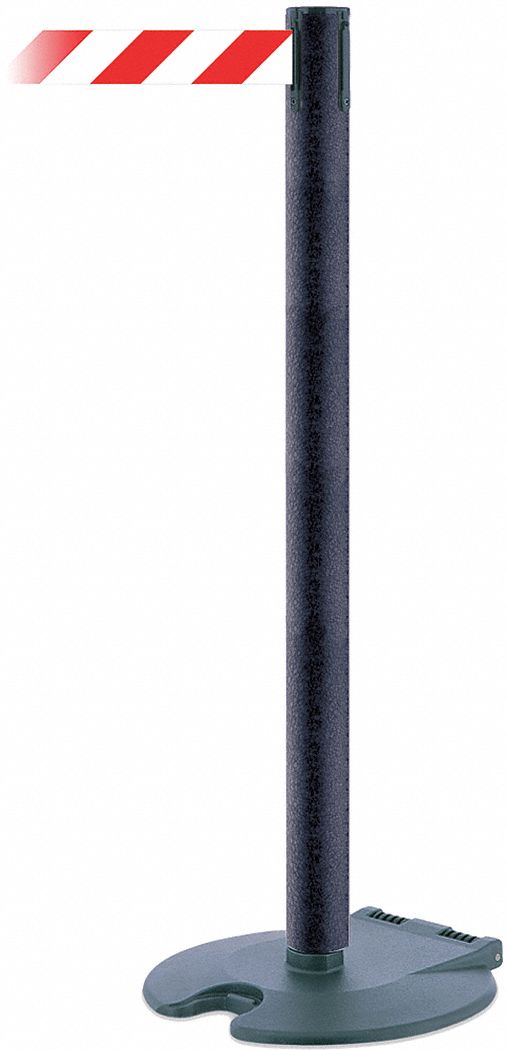 TENSABARRIER, Red, Chevron, Barrier Post with Belt - 8FFA0|RB1-89-89 ...