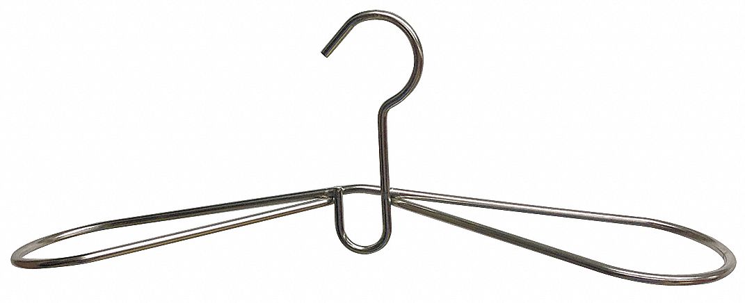 GROVES, 17 5/8 in W x 4 in D x 6 in H, Open Loop Coat Hanger - 8FHT2 ...