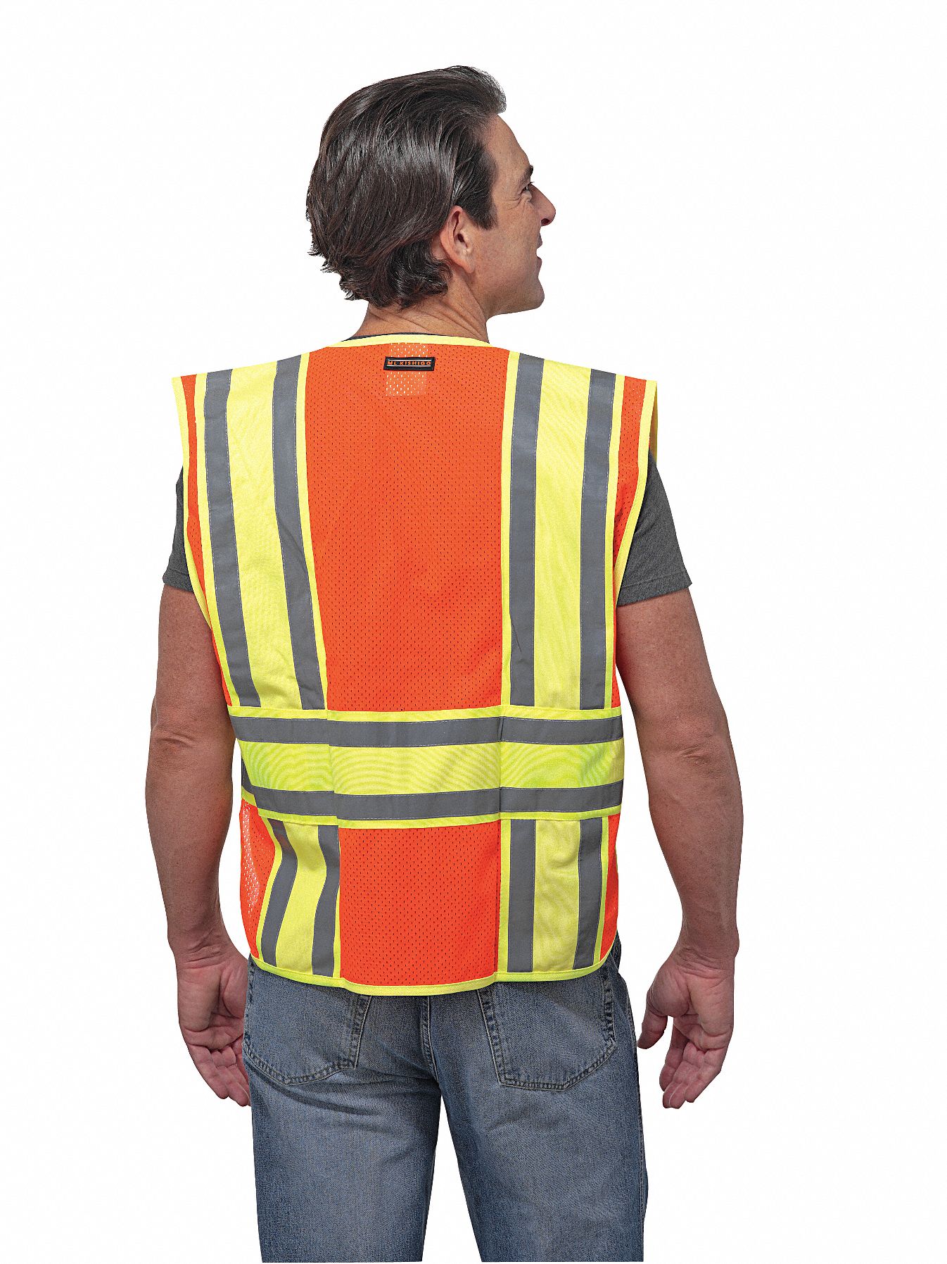 KISHIGO High Visibility Vest - 8G286|1167-M-XL - Grainger