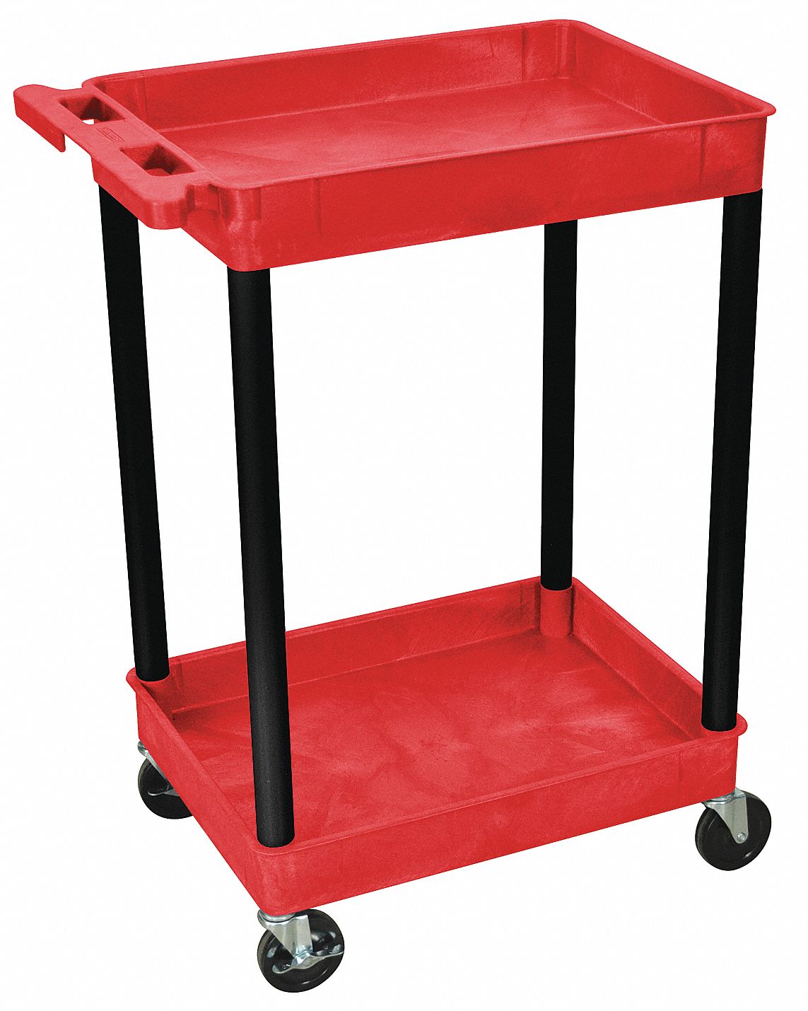 200 lb Load Capacity, 18 in x 24 in, Flat Handle Utility Cart - 8GRU6 ...