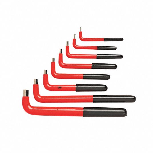 Insulated Hex L-Key Set, Number of Pieces 7 - Grainger