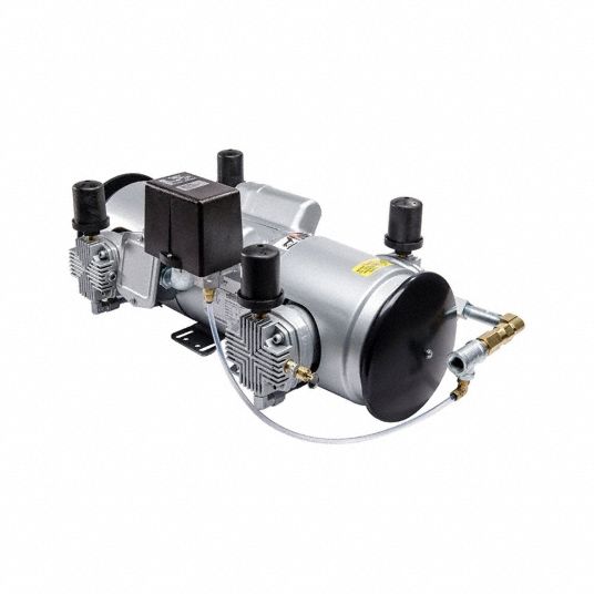 GAST, 2 hp, 1 Phase, Piston Air Compressor - 822AD1|8LDF-46S-M850X ...
