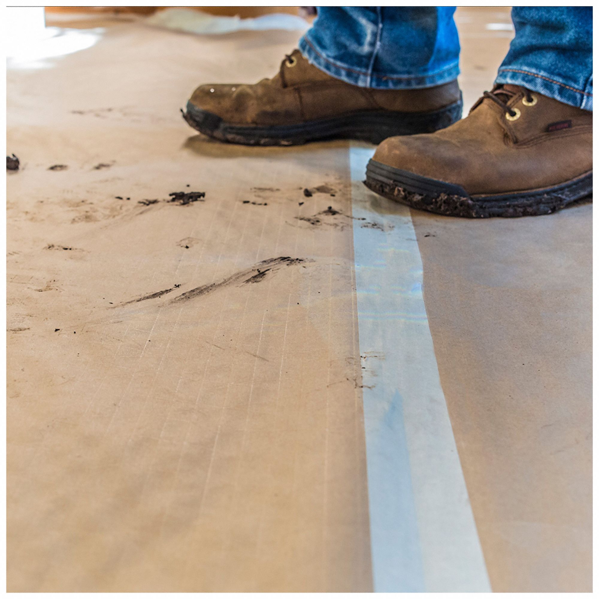 SURFACE SHIELDS Floor Protection: Light Duty, 2 mil Thick, 300 ft Lg, 8 ...