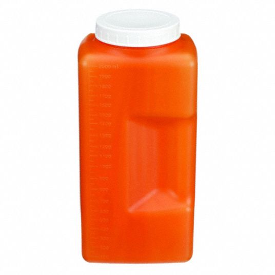 HDPE, 67.6 fl oz Capacity - oz, Graduated Bottle - 8MTW9|201315-2000A ...
