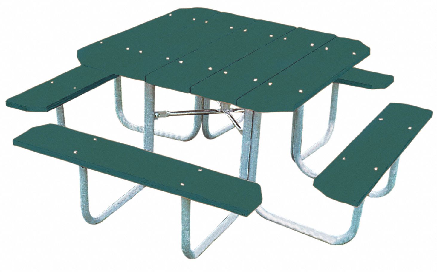 ULTRASITE, Square, Steel, Picnic Table - 8MY76|358-GRN48 - Grainger