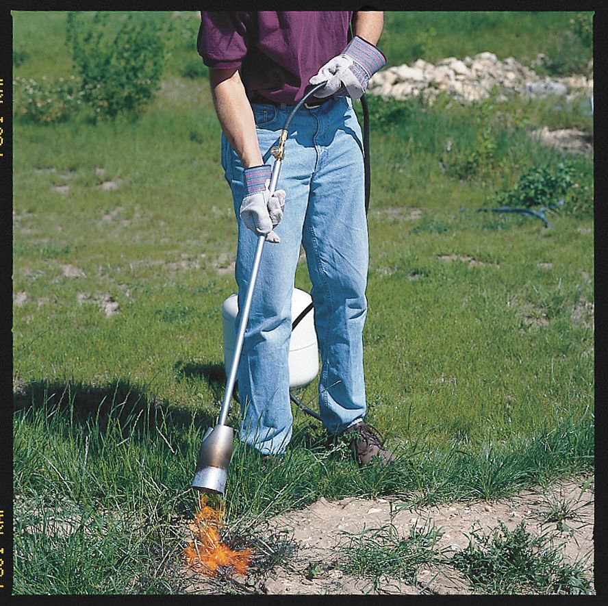 FLAME ENGINEERING Outdoor Torch Kit: Wide Brush Flame, External Lighter ...