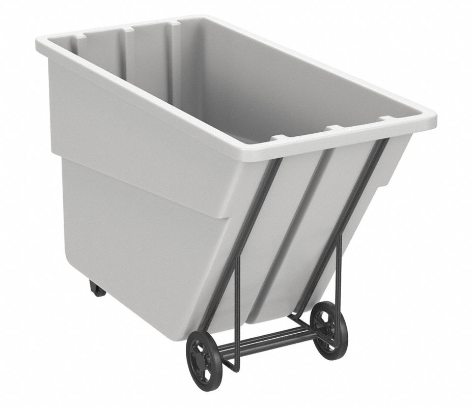 APPROVED VENDOR Contenedor de Volteo , Blanco , 1000 lb. - 8N688 | 5 ...