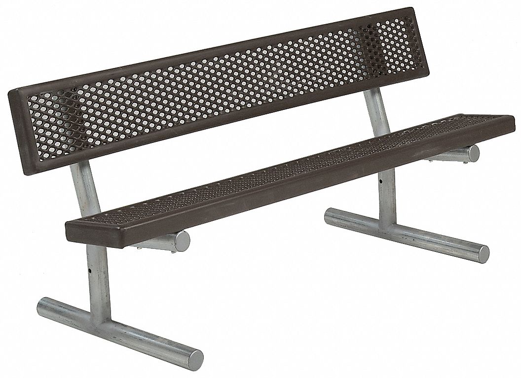 Portable Bench, Brown - Grainger