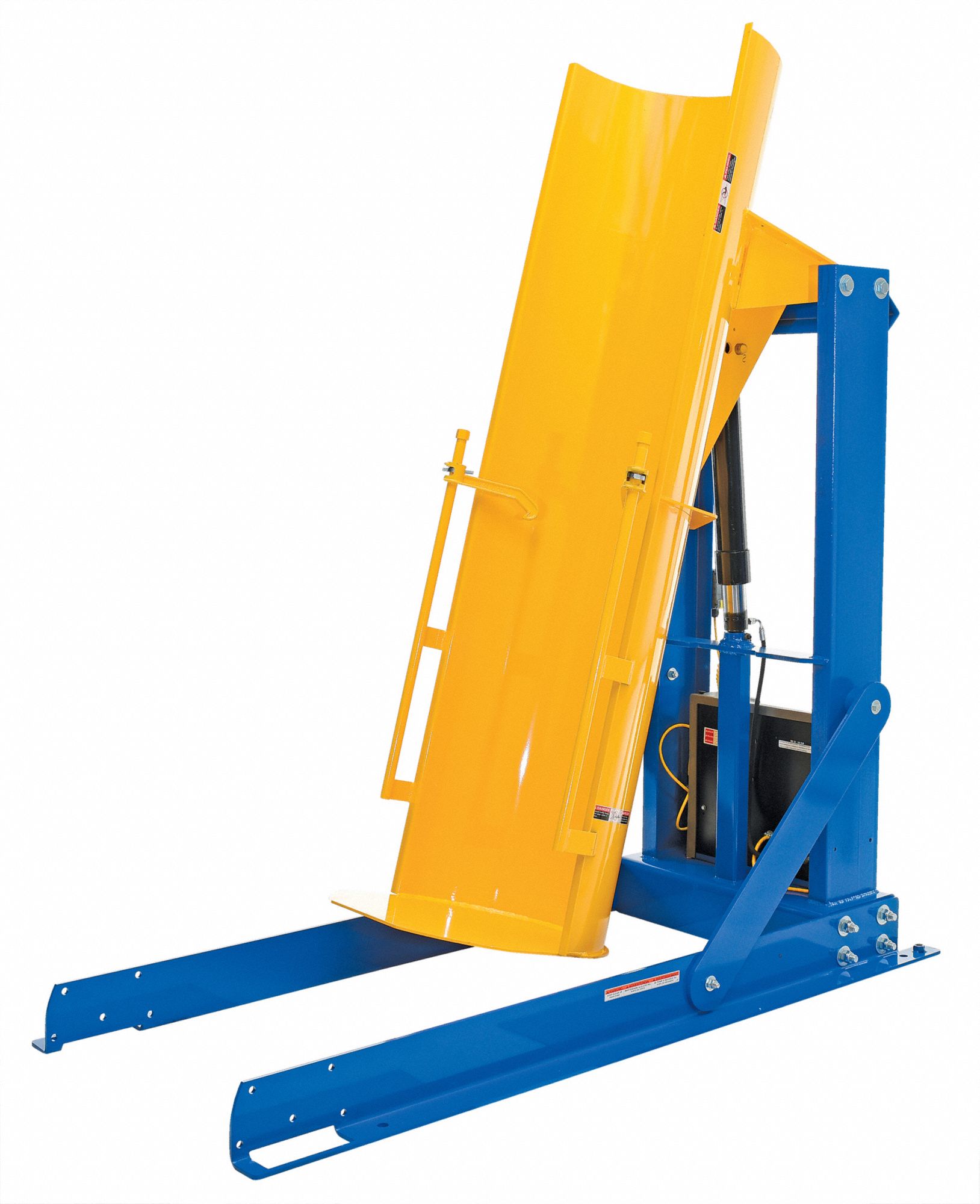 VESTIL Drum Dumper: Steel, Stationary, 1,000 lb Wt Capacity, Fiber ...