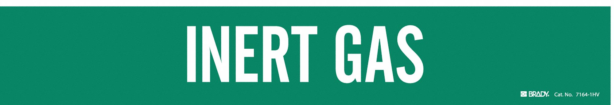Inert Gas, Green, Pipe Marker - 8NEA9|7164-1HV - Grainger