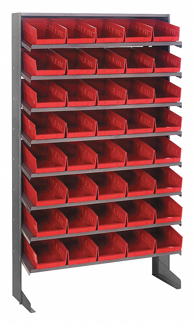 QUANTUM STORAGE SYSTEMS, 36 in x 12 in x 60 in, 1 Sided, Pick Rack ...