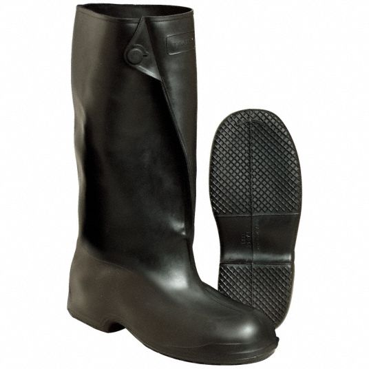 Overboots, Men's, Fits Shoe Size 14 to 15-1/2, Natural Rubber Outsole ...