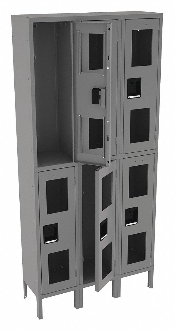 TENNSCO, 36 in x 12 in x 78 in, Clearview, Wardrobe Locker - 8NMX7|CDL ...