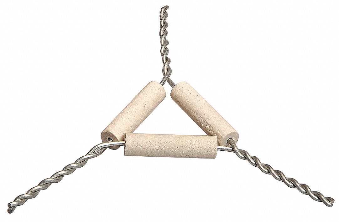 2 in Overall Lg, 2 in Overall Wd, Clay Pipe Triangle - 8NNX6|CPT020 ...