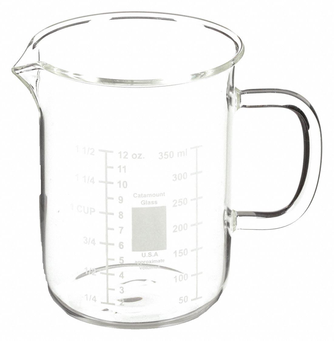 Heavy Duty Beaker, Low Form, 400mL/16 oz, Low Form, 50 to 350mL ...