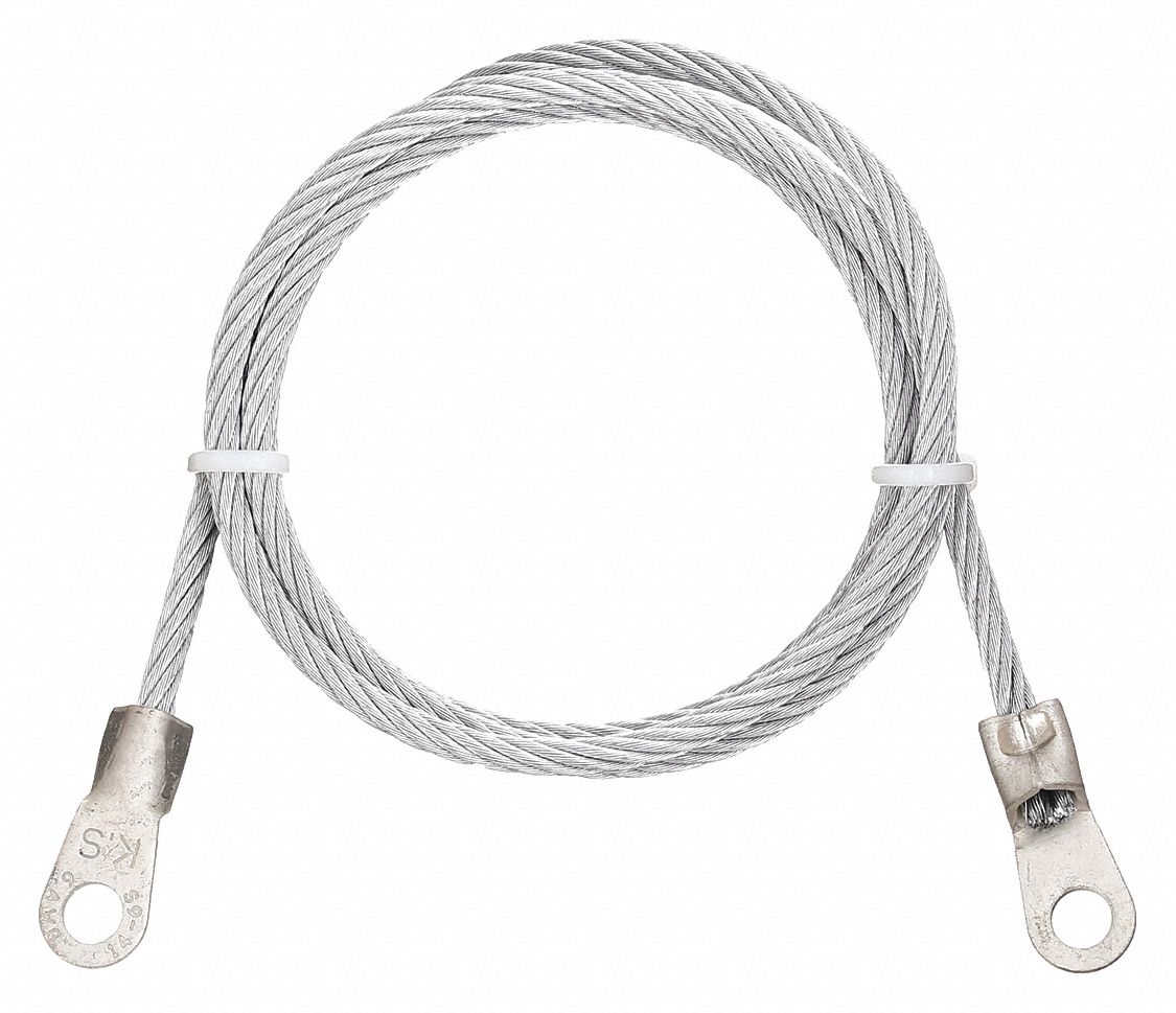 (2) Terminals, 3 ft, Bonding and Grounding Wire - 9KYE4|9KYE4 - Grainger