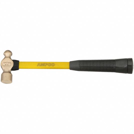 Fiberglass, Aluminum Bronze, Ball Peen Hammer - 8PDE9|H-1FG - Grainger